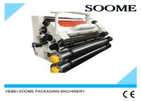 China High Speed Single Ply Corrugated Cardboard Making Machine With Resin Sand Casting for sale
