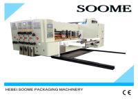 China High Efficiency Flexo Printer Slotter , 220V 380V Corrugated Box Printing Machine for sale