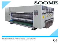China High Efficiency Flexo Printer Slotter , 220V 380V Corrugated Box Printing Machine for sale