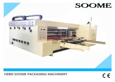 China Single Colour Flexo Printer Slotter Die Cutter 1200x2400mm 60sheets/min for Corrugated Box for sale