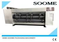 China Dust Proof Flexo Printer Slotter Die Cutter With Lead Edge Suction Feeding System for sale