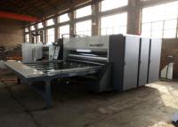 China Double Color Rotary Die Cutting Machine 60 Pcs/min for Corrugated Board Creasing Slotting for sale