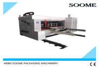 China Flexo Lead Edge Feeder Double Colors Printer Slotter Machine 120 Pcs/Min 1450x2800mm for sale