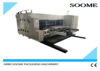 China Flexo Lead Edge Feeder Double Colors Printer Slotter Machine 120 Pcs/Min 1450x2800mm for sale