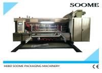 China Carton Flexo Printer Slotter Machine Auto Lead Edge Feeder With Vibrator Stacker for sale