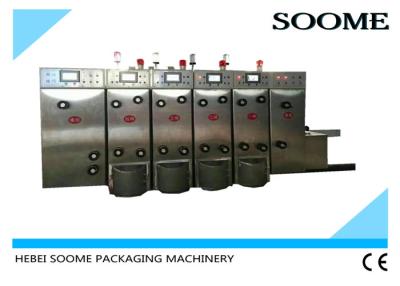 China High Speed Flexo Printer Slotter Die Cutter 180pcs/min 1250x2400mm Carton Printing Machine with PLC for sale