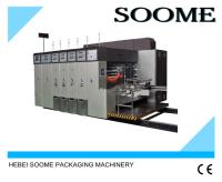 China High Precision Flexo Printing Die Cutting Machine PLC Controlled 400mm Printing Roller for sale