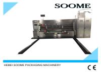 China Servo Type Corrugated Carton Flexo Printing Machine Die Cutting Packing for sale