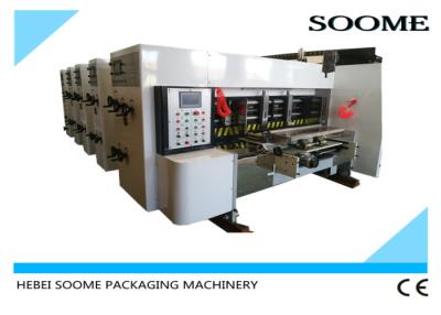 China Intelligent Flexo Ink Rotary Die Cutting Machine 1250x2400mm 180pcs/min Carton Box Making for sale