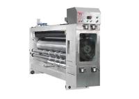 China Semi Auto Flexo Die Cutter Water Based Printing Slotting Machine 2400mm for sale