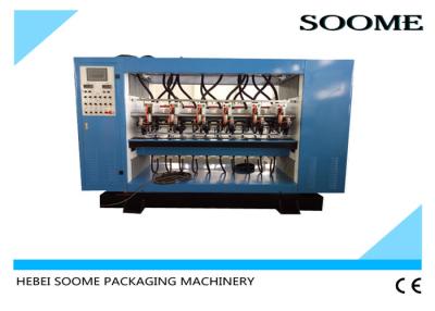 China Online Thin Blade Slitter Scorer Machine 2000mm Corrugated Production Line for sale