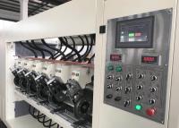 China PLC Controlled Slitter Scorer Machine For Cutting Corrugated Box Up Down Lift Type for sale