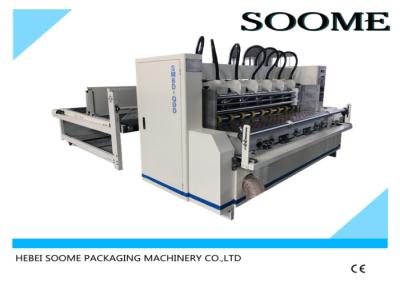 China Automatic Dividing Thin Blade Slitter Scorer Machine 2500mm Tungsten Steel Blade 10.5kW for sale