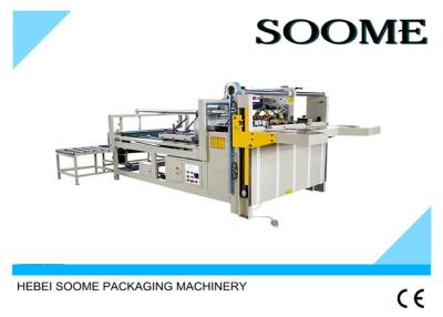China Semi-Automatic Cardboard Folder Gluer 2400mm 4kw 6 Parts Post Environmental Protection for sale