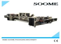 China Electromagnetic Clutch Folder Gluer Machine 2800mm with Counting Stacking Part 220V for sale