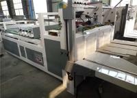 China Servo Motor Folder Gluer Stitcher 2600mm Automatic Cardboard Box Machine 4kW for sale
