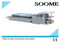 China Semi Automatic Flute Laminating Machine 1300mm High Speed Carton Box Making Machine 80pcs/min for sale