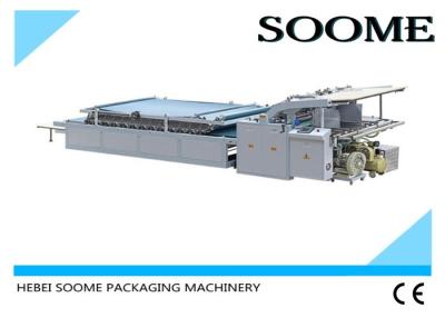 China Semi Automatic Flute Laminating Machine 1300mm High Speed Carton Box Making Machine 80pcs/min for sale
