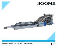 China Semi Auto Flute Laminating Machine 1400 Lift Type 6KW High Speed Paper Laminator for sale