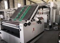 China Touch Screen Auto Flute Laminator 1300mm Corrugated Cardboard Box Lamination Machine for sale