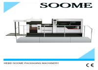 China PLC Automatic Die Cutting Creasing Machine 1060x750mm 300T Pressure Schneider Components for sale