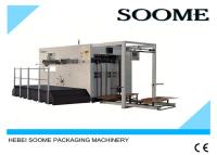 China Semi Auto Die Cutting and Creasing Machine 1500x1100 mm 4000 s/h Two Times Position for sale
