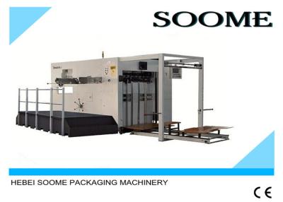China Semi Auto Die Cutting and Creasing Machine 1500x1100 mm 4000 s/h Two Times Position for sale
