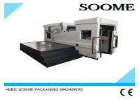 China Flat Die Cutting Creasing Machine 1060mm Omron PLC Control High Precision for sale
