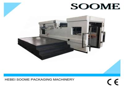 China Flat Die Cutting Creasing Machine 1060mm Omron PLC Control High Precision for sale