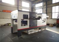 China Flat Die Cutting Creasing Machine 1060mm Omron PLC Control High Precision for sale