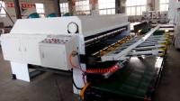 China Carton Box Automatic Corrugation Machine Vibrating Equipped With Iron Trim Strip for sale