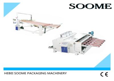 China Carton Box Automatic Corrugation Machine Vibrating Equipped With Iron Trim Strip for sale