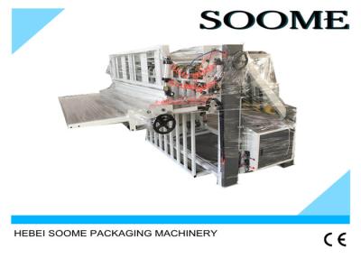 China Small Automatic Corrugated Box Stacking Machine 2000mm 100-120pcs/min for sale