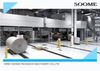China Corrugated Carton Production Line 2200mm Working Width Double Corrugated Cardboard for sale
