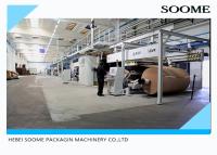 China Micro Corrugated Cardboard Production Line 2200mm Width Box Manufacturing Equipment for sale