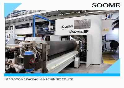 China Micro Corrugated Cardboard Production Line 2200mm Width Box Manufacturing Equipment for sale