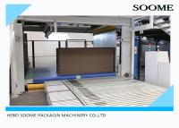 China Single Face Corrugated Cardboard Production Line 2200mm Working Width 1500mm Paper Mill Dia for sale