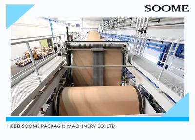 China Corrugated Paper Sheets Carton Production Line 2200mm Working Width 380V 50Hz for sale