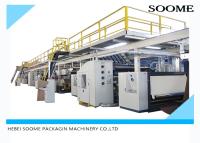 China Corrugated Cardboard Production Line Single Facer 1800mm Width 200m/min Speed for sale