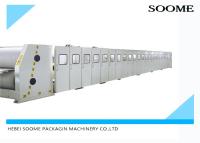 China High Temperature Corrugated Cardboard Production Line Lubricated Glue Application for sale