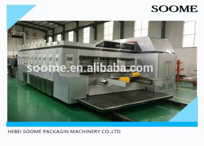 China Oil Coating Printing Slotting Die Cutting Machine 5 Color 1800x800mm 250pcs/min for sale