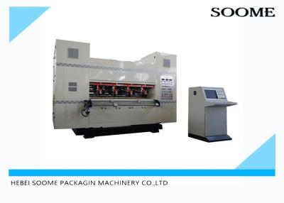 China NC Computer Creasing Thin Blade Slitter Scorer Machine 1600mm 200m/min Corrugated Slitter for sale