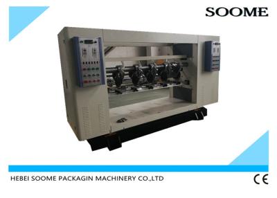 China Automatic Feeder Thin Blade Slitting Machine 1800mm 80m/min Corrugated Cardboard Making for sale