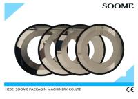 China Tungsten Carbide Corrugated Slitting Blade 1.2mm Thin Edge Rotary Cutting for sale