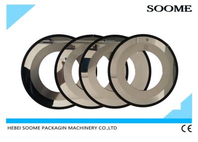 China Tungsten Carbide Corrugated Slitting Blade 1.2mm Thin Edge Rotary Cutting for sale