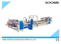 China Automatic Carton Box Folder Gluer Machine 3000mm with Strapping Machine 150 Sheets per Minute for sale