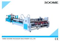 China Automatic Carton Box Folder Gluer Machine 3000mm with Strapping Machine 150 Sheets per Minute for sale