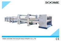 China Corrugated Cardboard Production Line Double Facer 2200mm Working Width 160-200℃ for sale