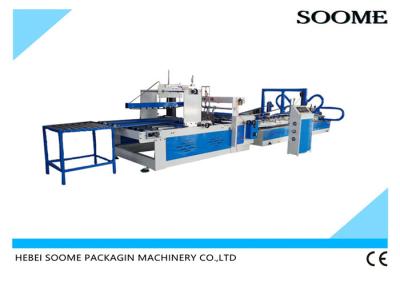China Semi-Automatic Corrugated Paperboard Folder Gluer Machine 1900mm Max Paper Size 120m/min Speed for sale