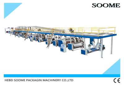 China Corrugated Paperboard 3 5 7 Layers Automatic Corrugation Machine 2500mm Working Width for sale
